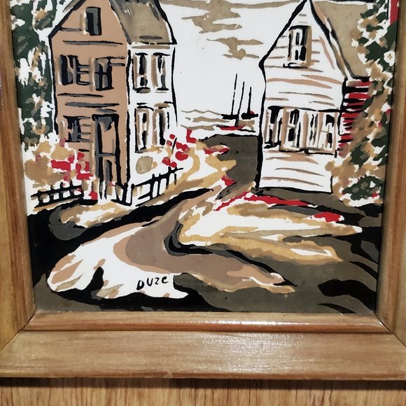 Duze | Art | Hand Painted Tile Signed By Duze | Poshmark